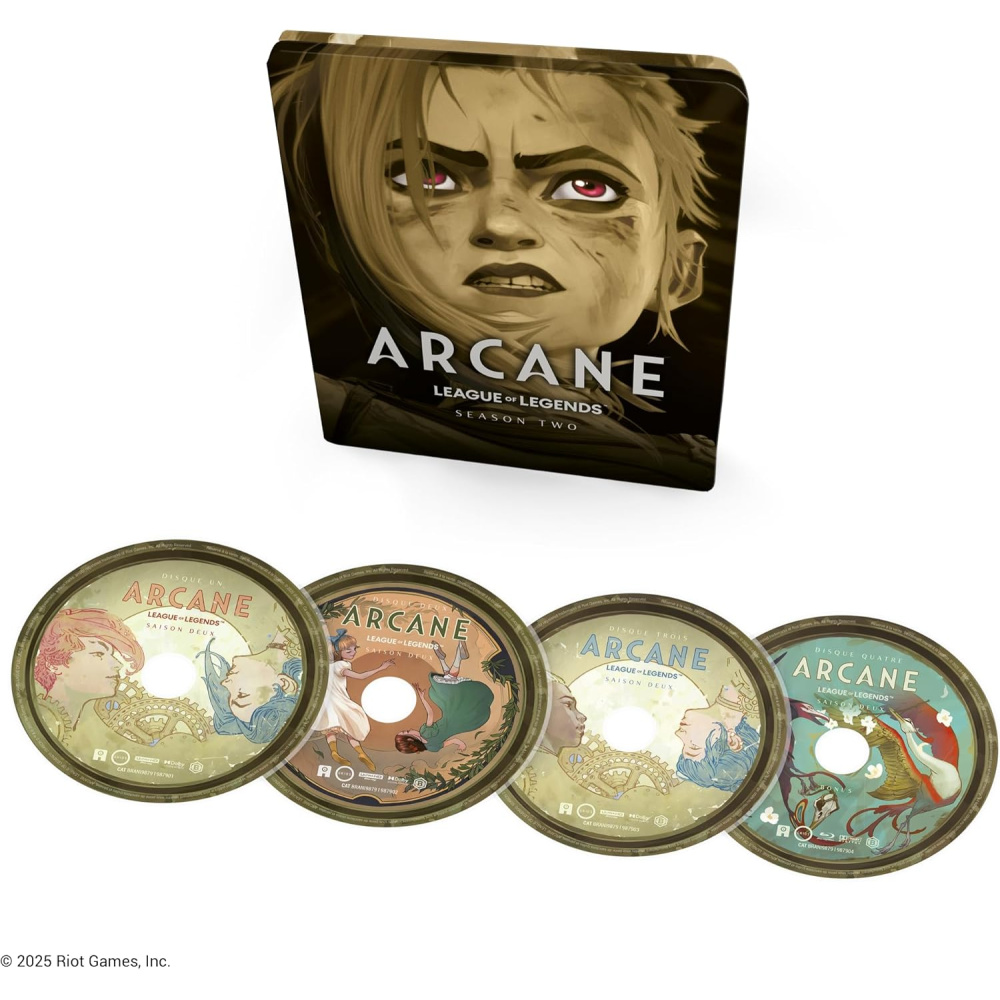 ARCANE LEAGUE OF LEGENDS SAISON 2 - ÉDITION STEELBOOK LIMITÉE (ULTRA HD ...